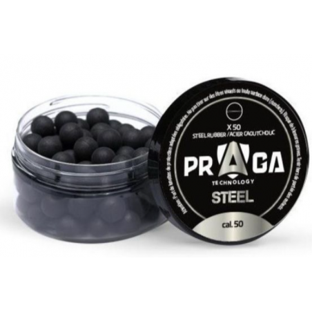PRAGA DEFENSE Vesta Steel Rubber Balls .50 50 stuks